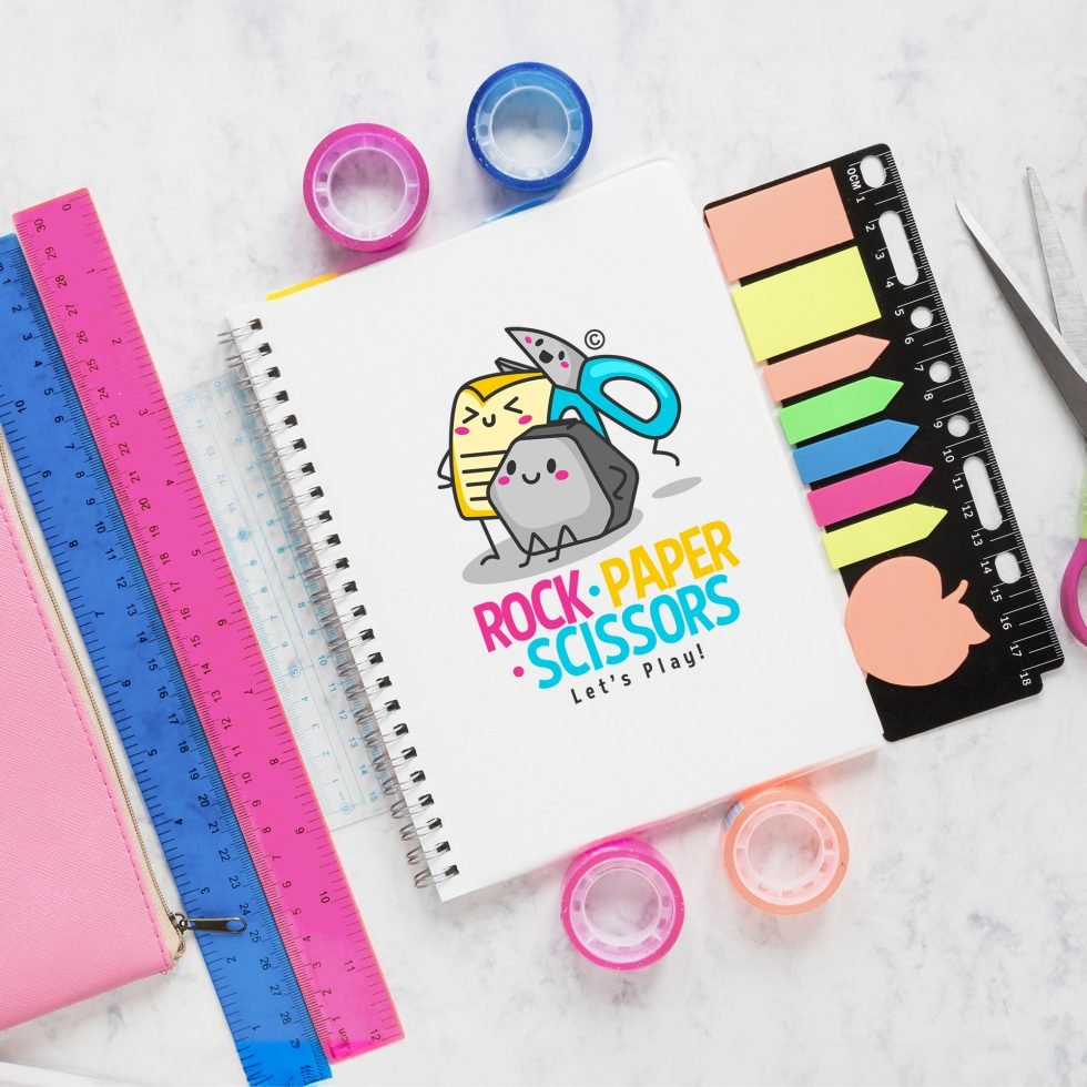 Rock Paper Scissors Logo: Where Playful Characters Shine - Brands by Sam